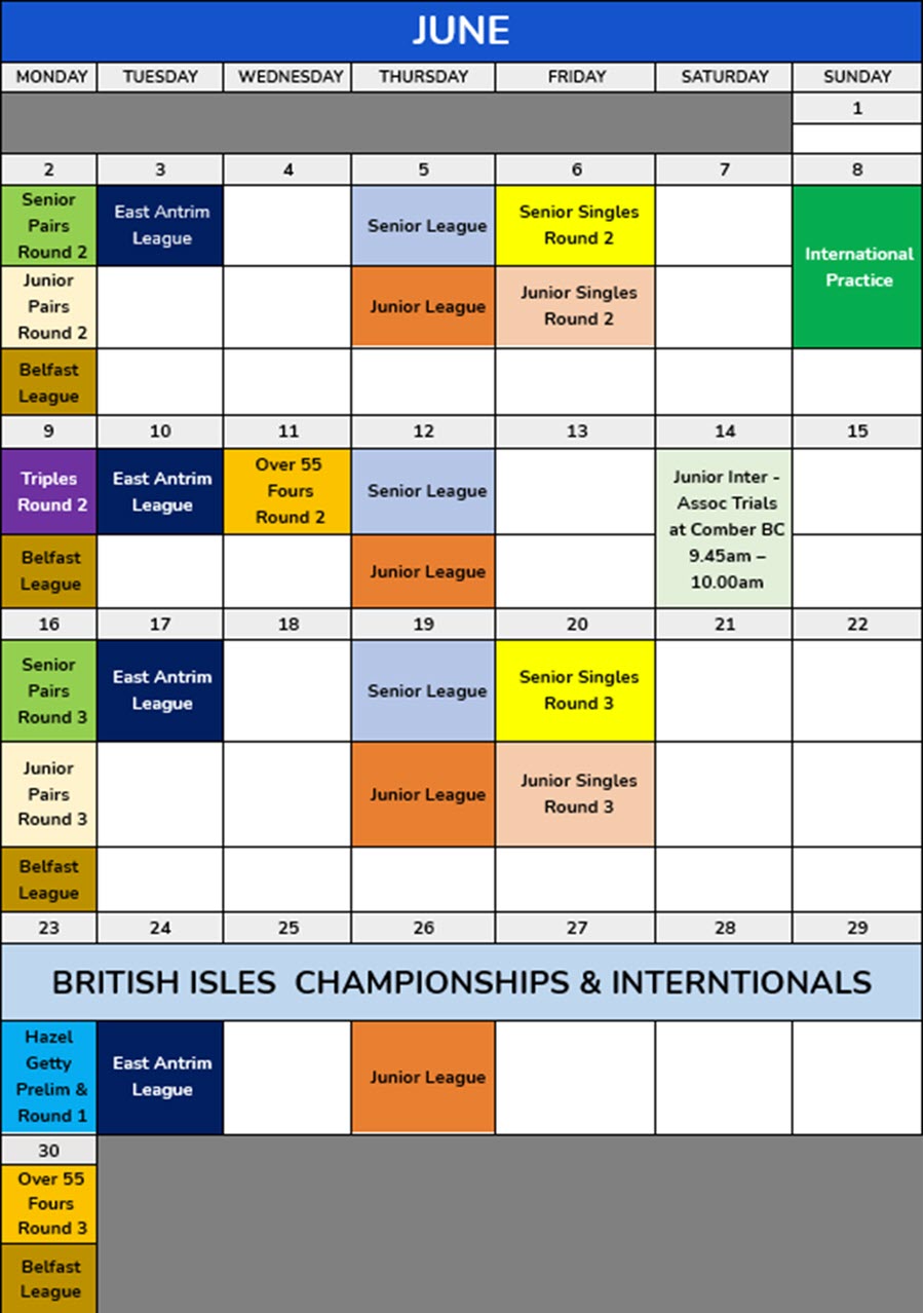 NIWPGL Programme of Events for the 2025 Season Released - NIWPGL